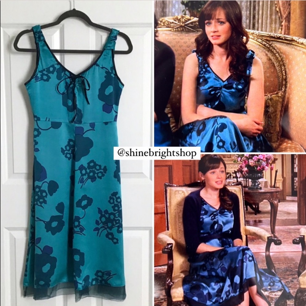 Rare Early 2000s Vintage Silk Dress Aso Rory Gilmore … - Gem